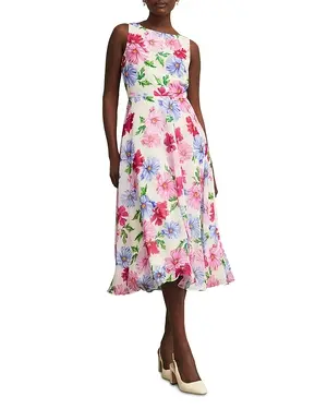HOBBS LONDON Carly Dress - Ivory Multi