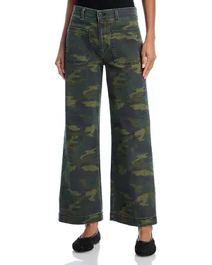 ASKK NY Camouflage Wide Leg Pants