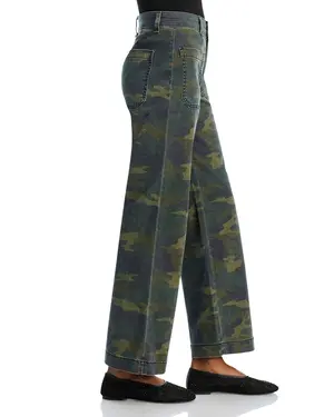 ASKK NY Camouflage Wide Leg Pants