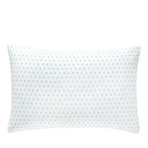 ANNE DE SOLENE Malacca Standard Pillowcase Set - Blue On White