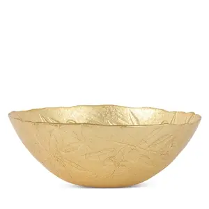 VIETRI Moon Glass Olive Small Bowl - Gold