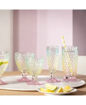 VILLEROY & BOCH Boston Pearl Crystal Highball Glass - Multi