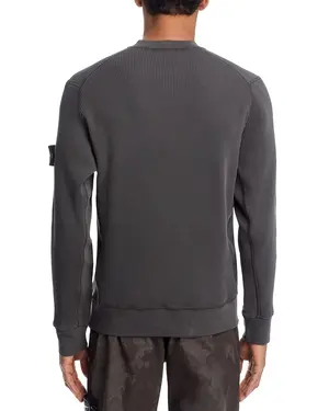 Stone Island Regular Fit Waffle Knit Sweatshirt