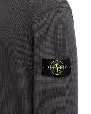 Stone Island Regular Fit Waffle Knit Sweatshirt