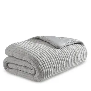 SUNDAY CITIZEN Snug Piped Comforter, King - Cloud Grey