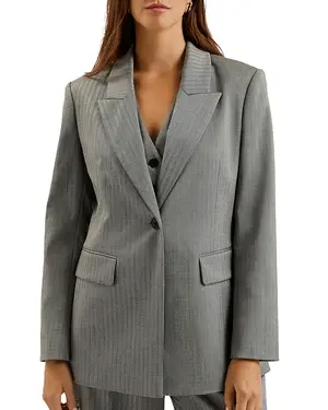 Ted Baker London Koa Metallic Pinstriped Blazer