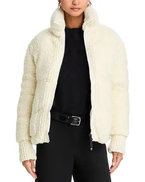 Moncler Textured Outerwear For Women