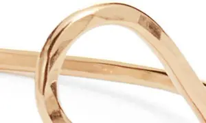 NASHELLE Double Heart Cuff Bracelet - Gold Fill