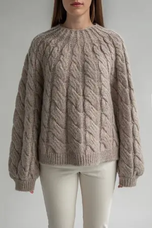 Sskein Medium Knit Sweaters For Women