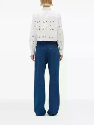 MSGM Bouclé Trousers