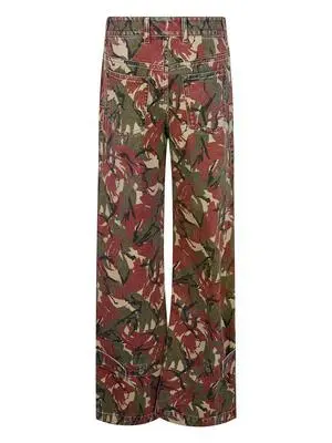 Rabanne Camouflage-print Jeans