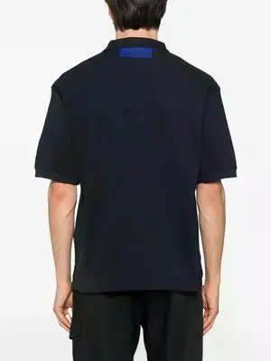 Stone Island Piqué-weave Polo Shirt