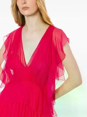 Alberta Ferretti Draped Maxi Dress