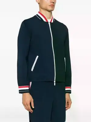 Thom Browne Rwb Stripe Bomber Jacket