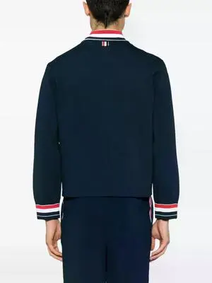Thom Browne Rwb Stripe Bomber Jacket