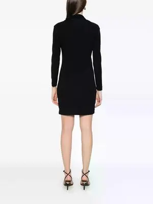 TOM FORD Draped Mini Dress - Black