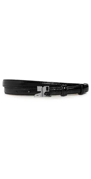 COURREGES Ac Naplack 15mm Belt - Black