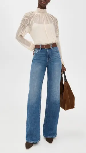 Alice + Olivia Straight Leg Jeans