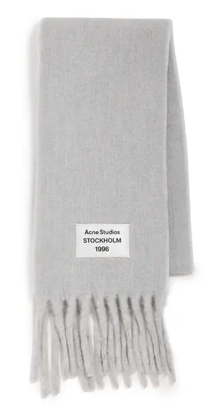 Acne Studios Volly Alpaca Scarf Grey/light Grey