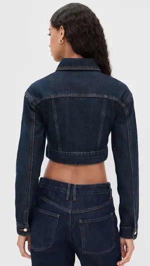 Lioness Daydream Crop Denim Jacket