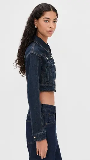 Lioness Daydream Crop Denim Jacket