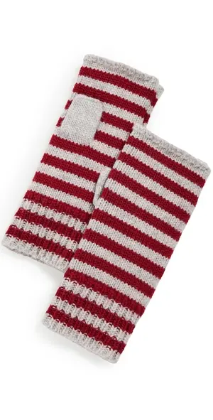 DAMSON MADDER Striped Wool Mittens