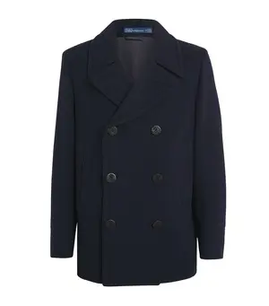 Polo Ralph Lauren Wool-blend Melton Peacoat