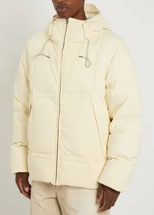 TEN C Padded Shell Jacket - Ecru