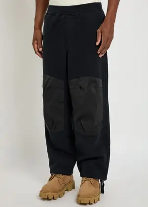 TEN C Panelled Cotton Sweatpants