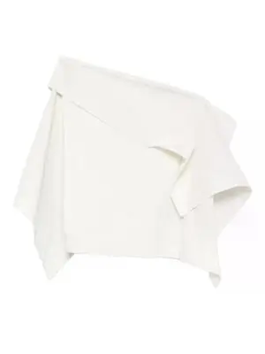 Issey Miyake Asymmetric Bandeau Top - White