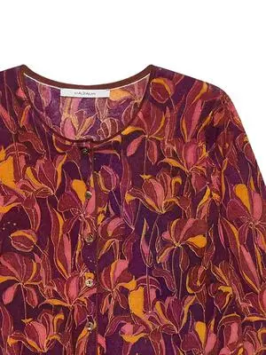 Malìparmi Floral Cardigan - Red