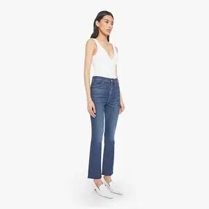 Women's Faded Kick Flare Jeans