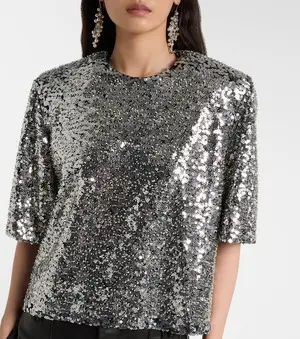 Isabel Marant Helga Sequined Top