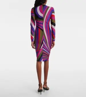 Emilio Pucci Printed Jersey Mini Dress