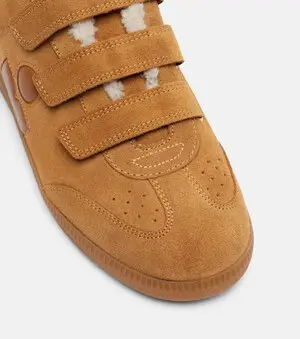 Isabel Marant Étoile Beth Shearling-lined Suede Sneakers
