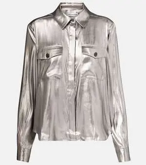 SELF-PORTRAIT Metallic Shirt
