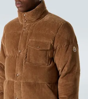 Moncler Serrant Cotton Corduroy Down Jacket