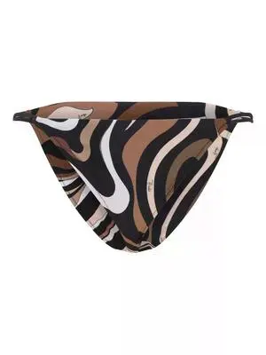 Emilio Pucci Patterned Bikini Bottom - Black