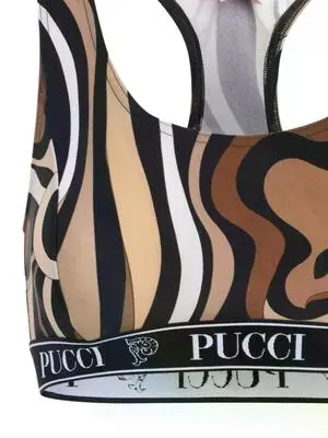 Emilio Pucci Logo-band Top - Black