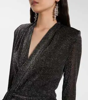 Isabel Marant Étoile Cinay Lame Wrap Top