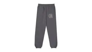 ERIC EMANUEL Ee Basic Cuff Sweatpant - Charcoal/brown