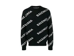 Men's Balenciaga Black Sweaters
