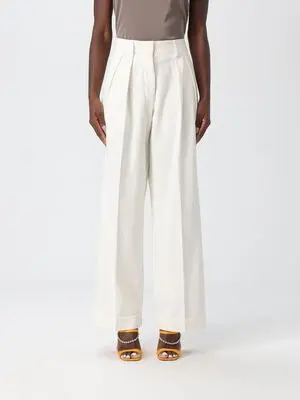 FORTE_FORTE Wide Leg Trousers - Ivory