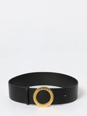 TWINSET Leather Belt - Black