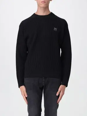 Maison Kitsuné Ribbed Sweater - Black