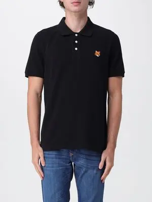 Maison Kitsuné Polo Shirt Men Black 1