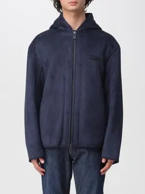 Armani Exchange Hooded Zip-up Jacket - Navy