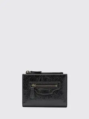 Balenciaga Le City Arena Leather Wallet - Black