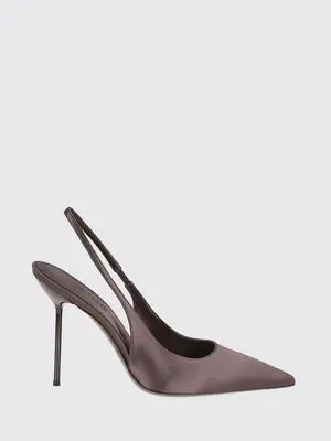 Paris Texas Pointed Toe Slingback Pumps - Ebony