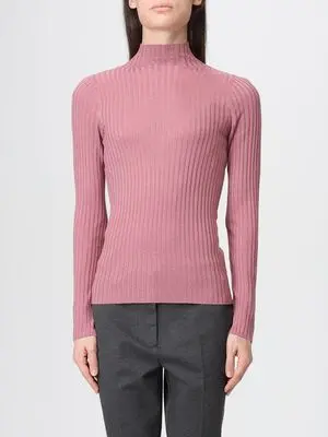 Liu Jo Ribbed Turtleneck Sweater - Pink